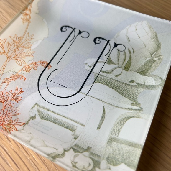 Fringe Studio | Accents | Monogrammed Tray Letter U From Fringe Studio ...